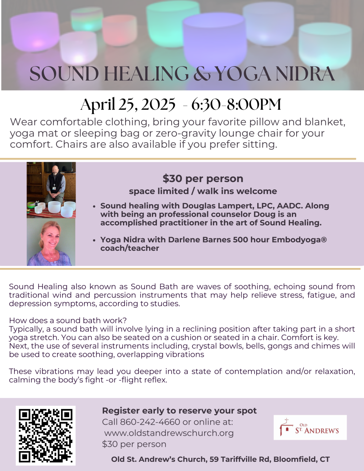 Sound Healing Events – Old St. Andrew's Episcopal Church